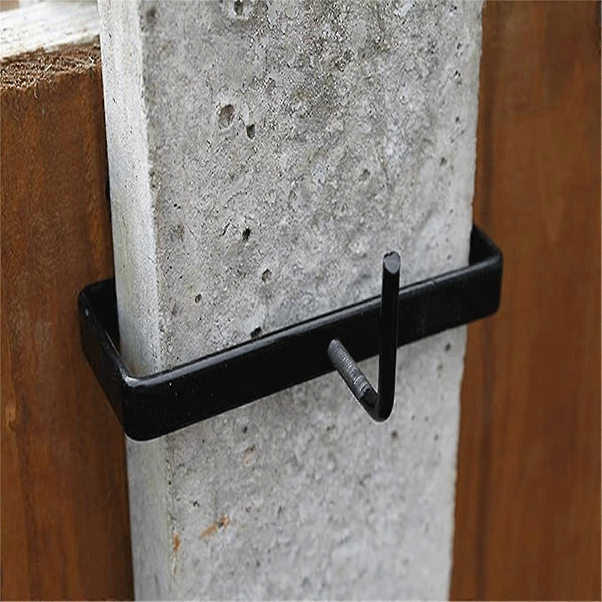 Heavy-Duty Concrete Column Clip Fence Column Metal Fixing Bracket is ...