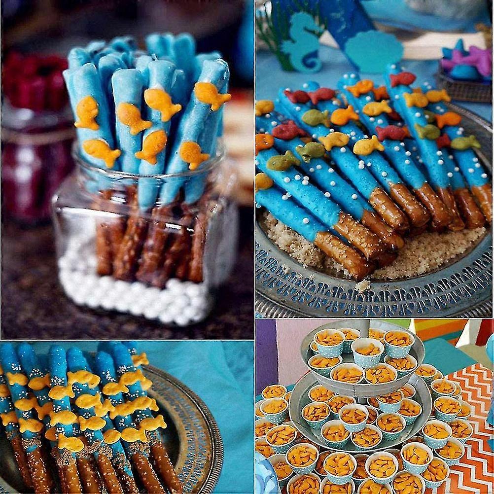 6pcs/set Stainless Steel Fish Biscuit Cutters Fish Shape Cutters ...