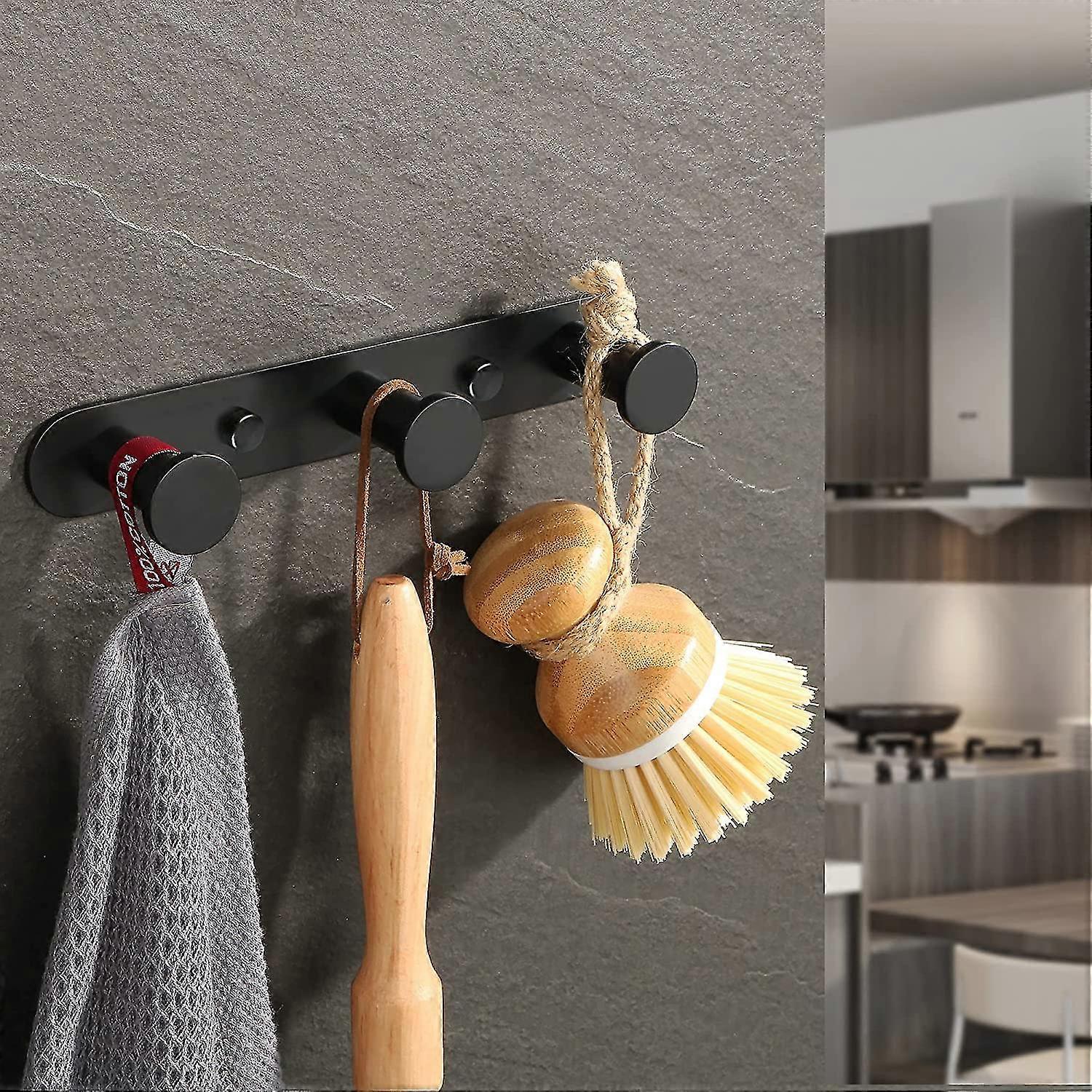 Wall Mounted Coat Rack Towel Hooks Wall Mounted Screw Towel Racks For ...