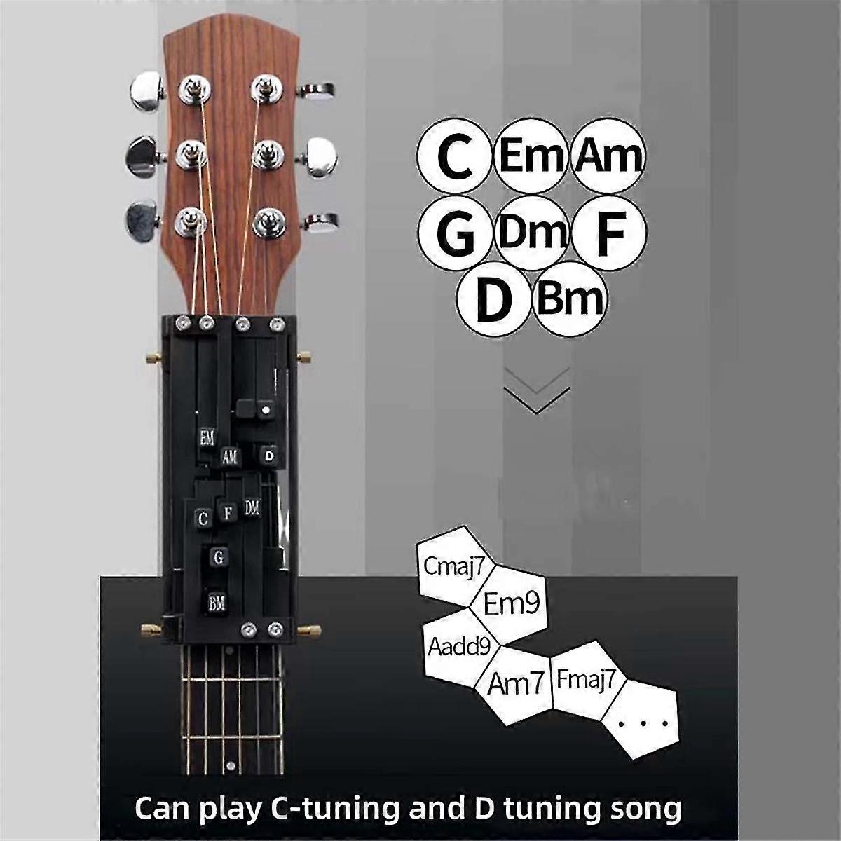 Guitar Learn Aid Tool with 16 Chords,Guitar Chord Trainer Folk Guitar ...