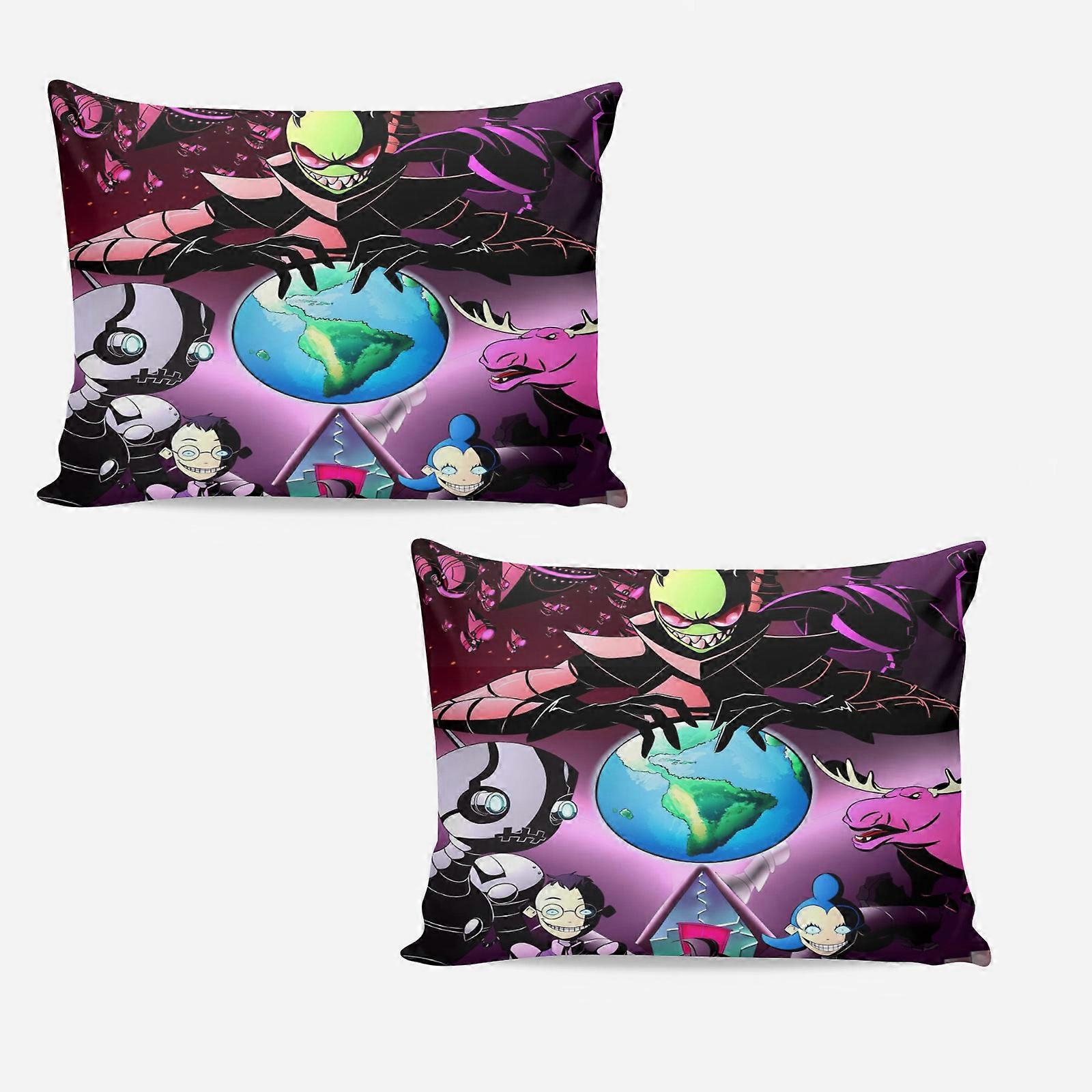 Bedding set BM307 Invader Zim Face on print Soft Bed Set Lightweight 3 ...