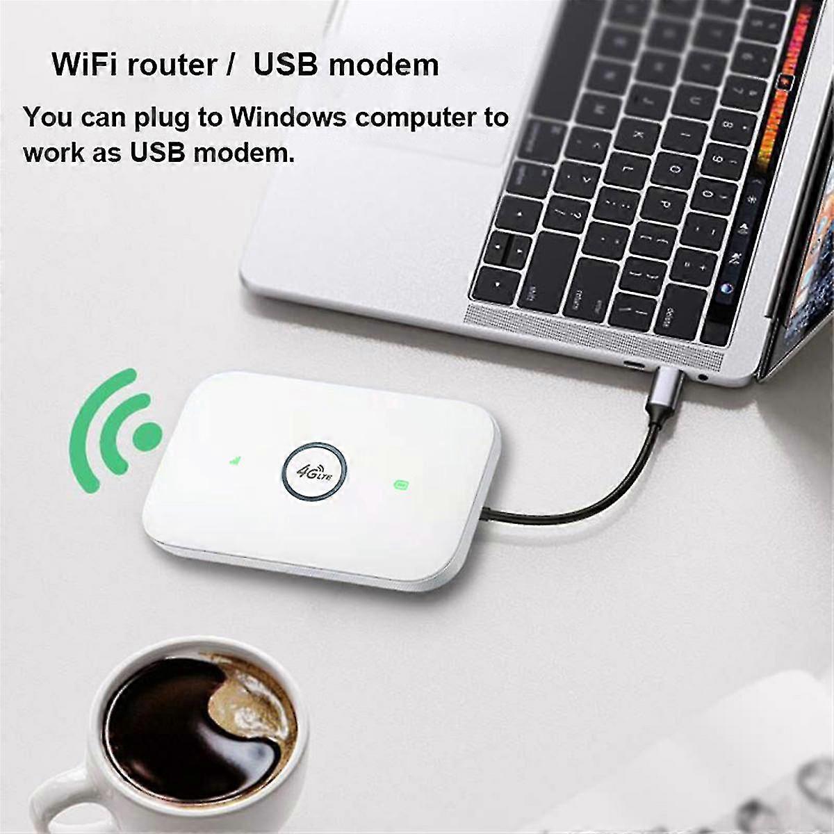 4g Router Wireless Wifi Modem Sim Card Router Mifi Pocket Hotspot 8 ...