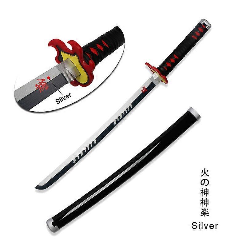 80CM Upgrade Demon Slayer Anime Katana Sword Weapon Prop Zenitsu ...