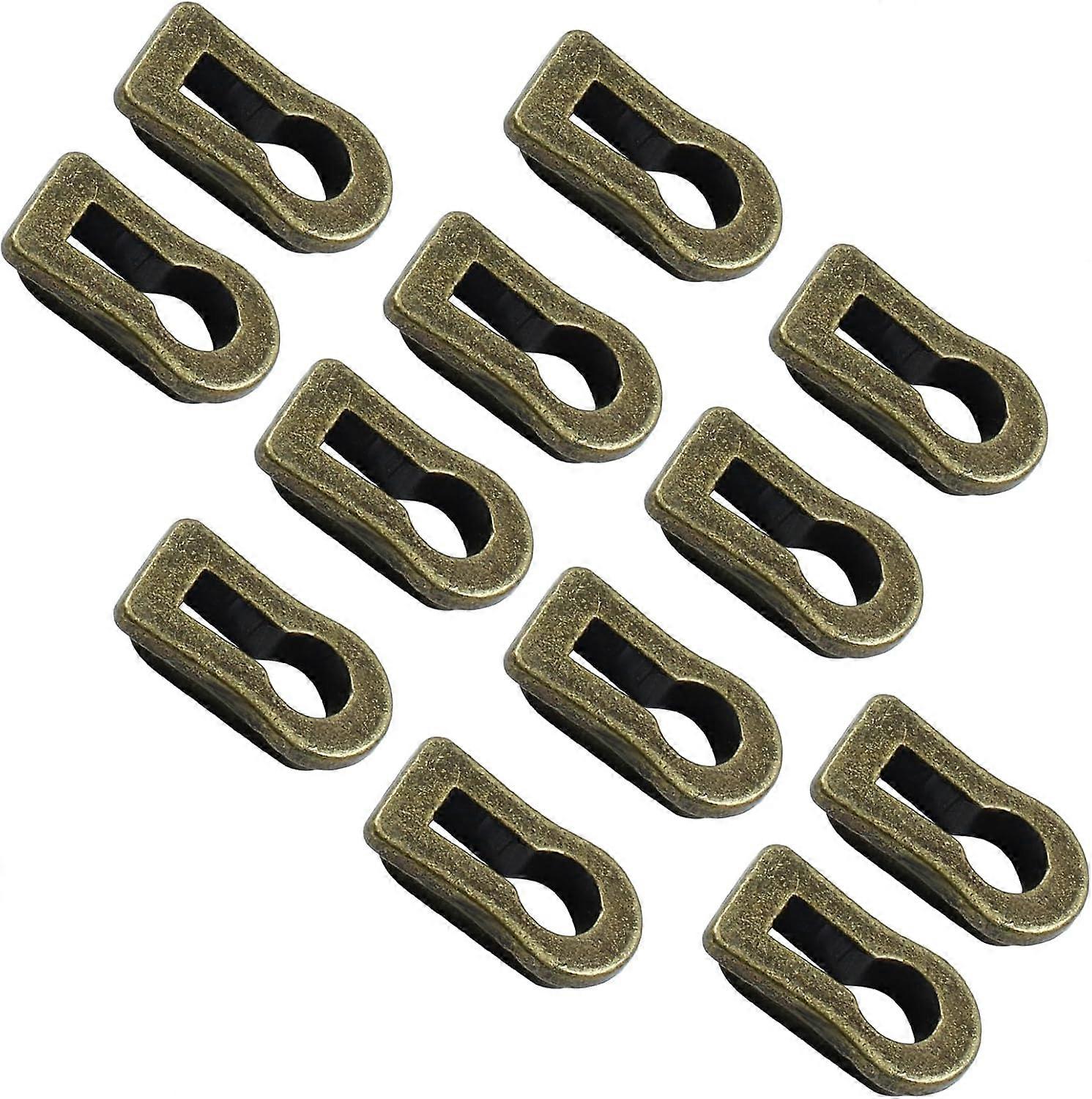 12Pcs Metal Keyhole Cover Ant Keyhole Insert Escutcheon Plate for ...