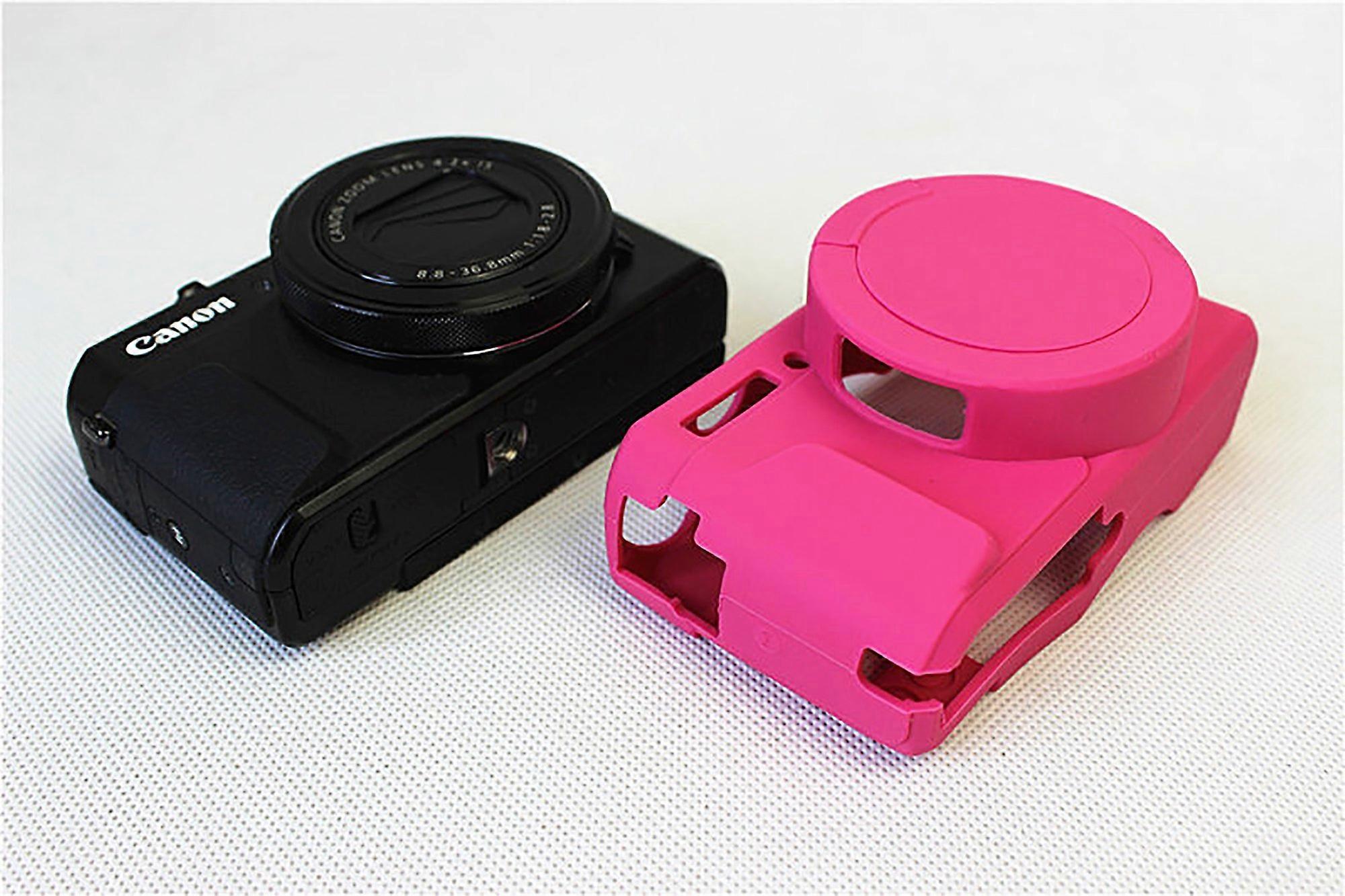 Silicone Removable Lens Cover For Canon G7x Mark ii Magneta | Fruugo UK