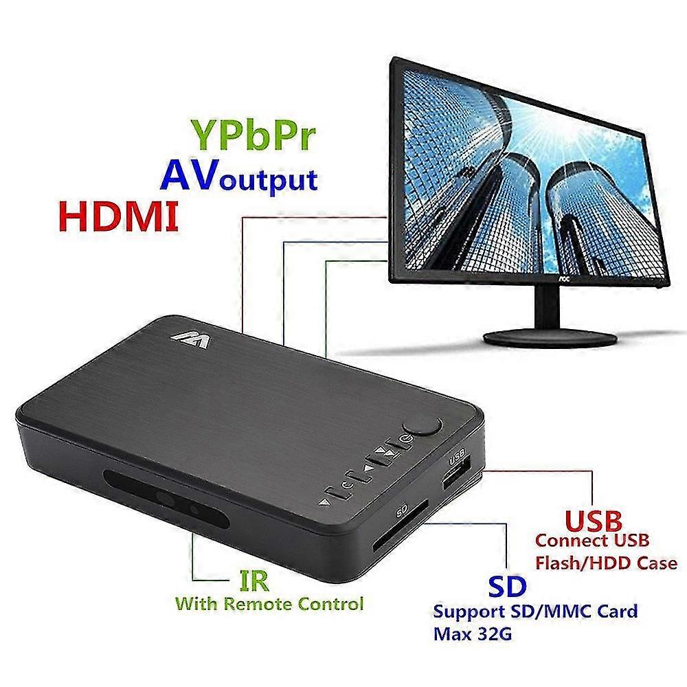 Full Hd Multimedia Player Usb External Hdd Media Player Autoplay ...