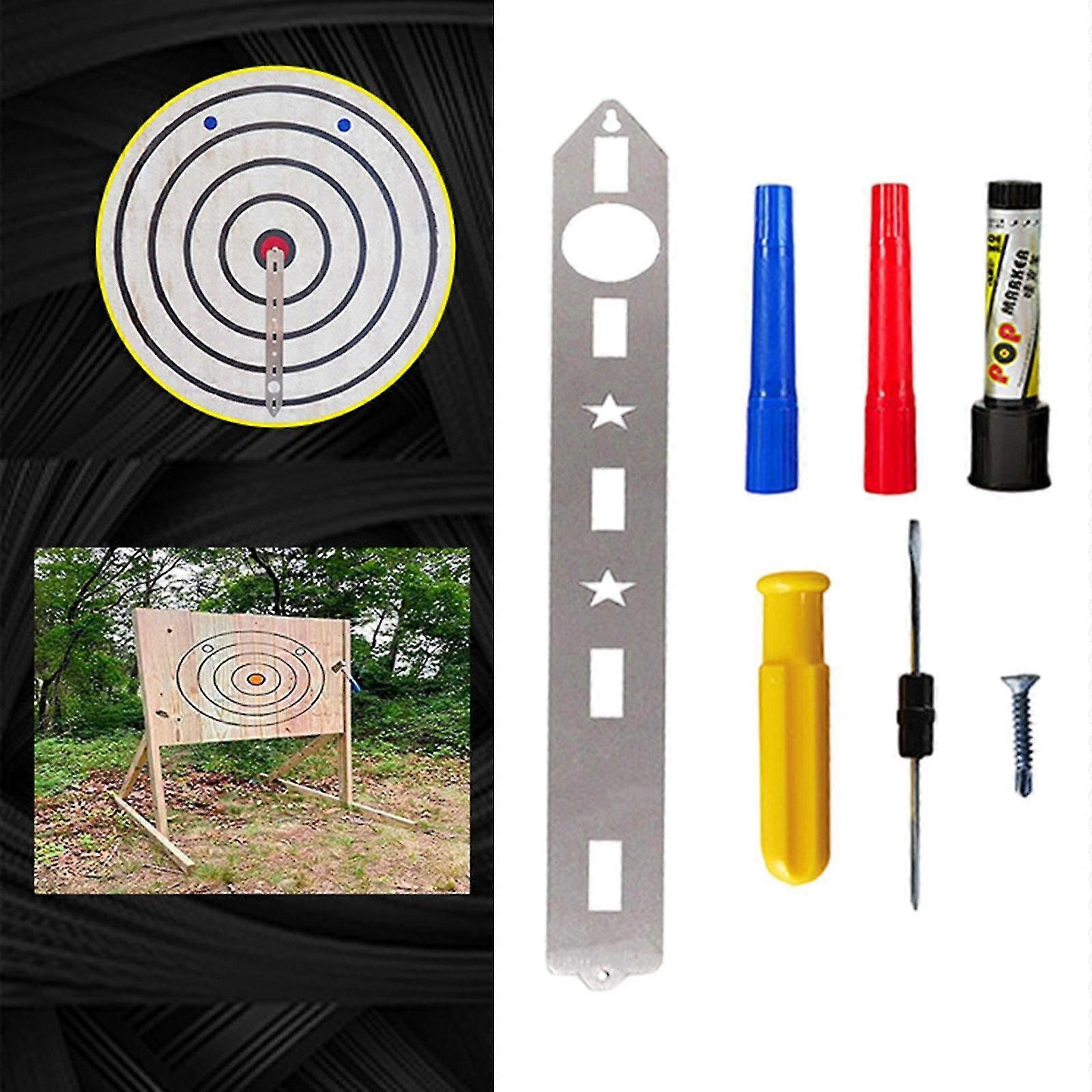 Throwing Axe Target Template Stencil Axe Throwing Set For Axe Throwing ...