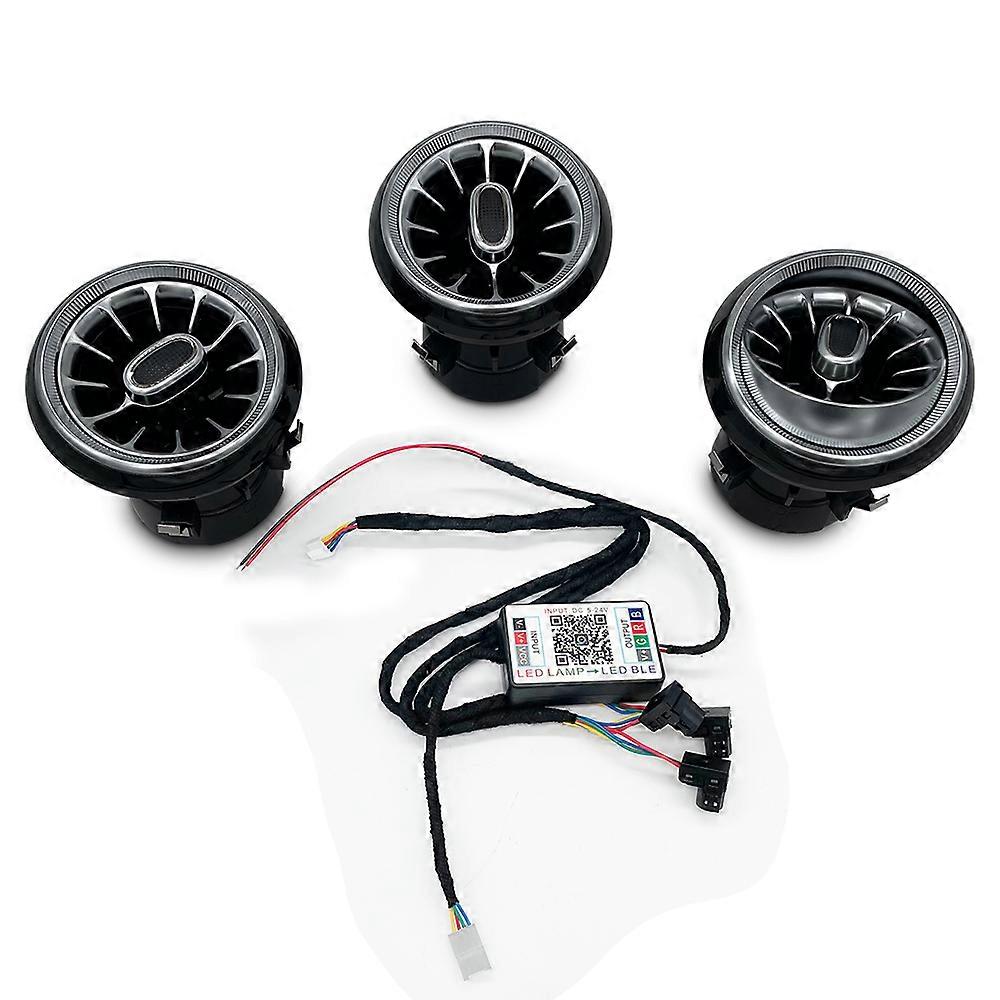 12/64 Colors LED Car A/C Nozzle Vents For Kia Stinger Ambient light ...