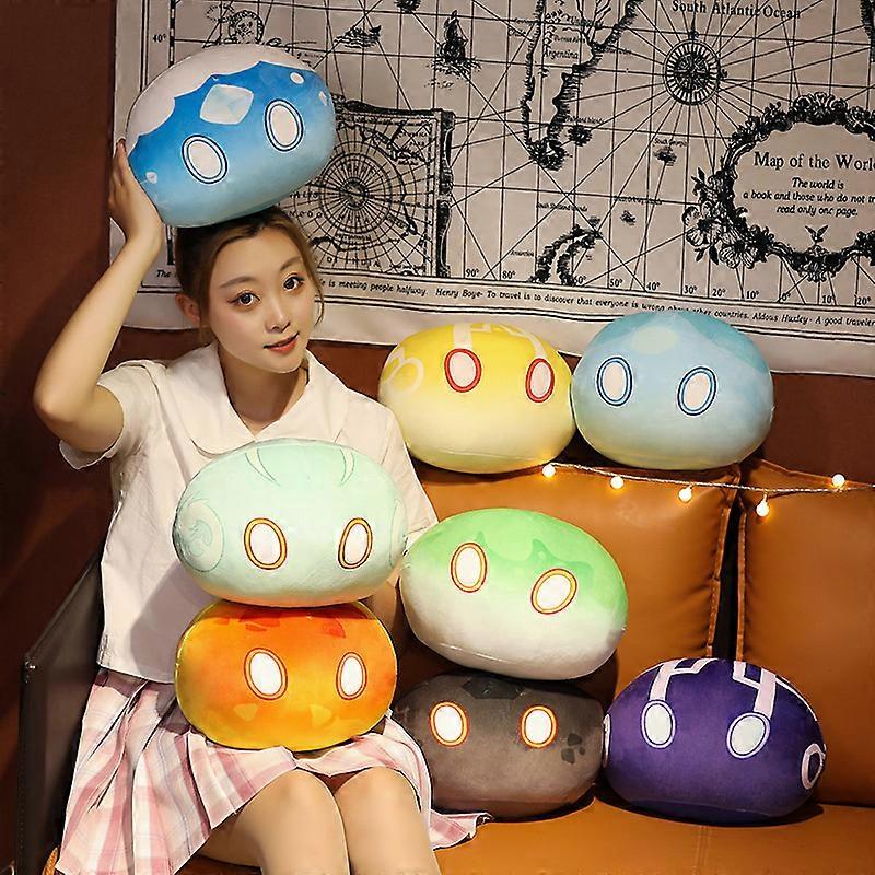 10cm Low Price Hot Game Genshin Impact Slime Pendent Cute Plush Dolls ...