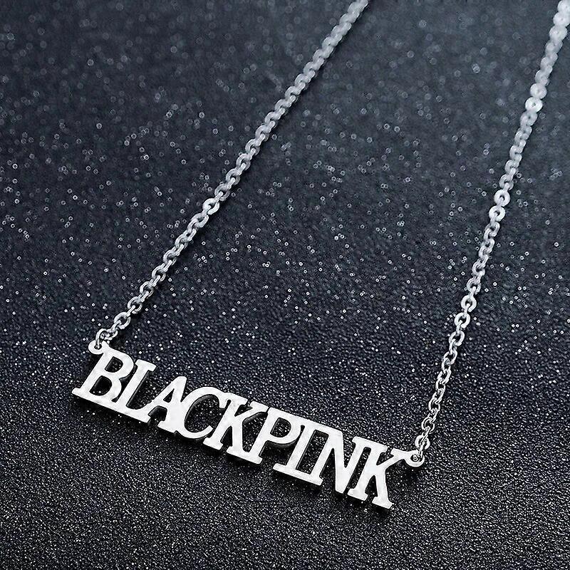 Men Women Kpop Jewelry Korea Group ROSE LISA JISOO JENNIE Letter ...