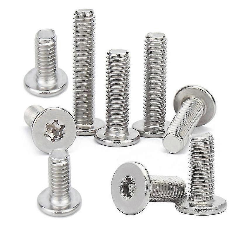 50pc 304stainless Steel Large Flat Hex Hexagon Socket Head Allen Screw ...