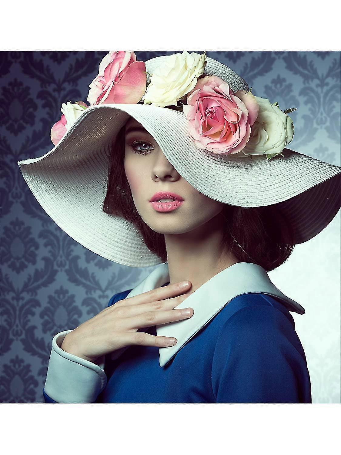 15 Pieces Rose Flower Hairpin Hair Clip Flower Pin Up Flower ...