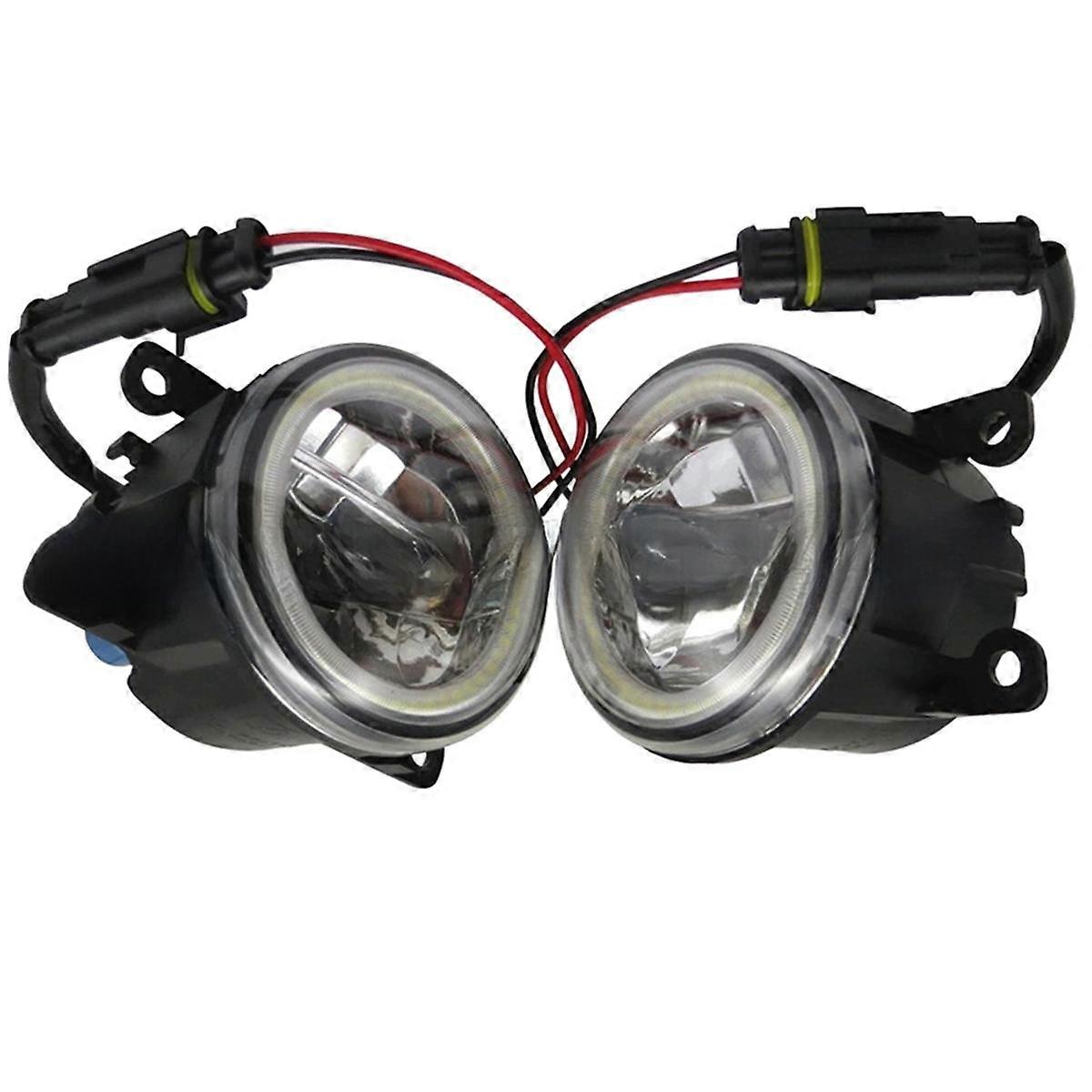 Car Front LED Fog Lights DRL Daytime Running Light for C3 C4 C5 C6 ...