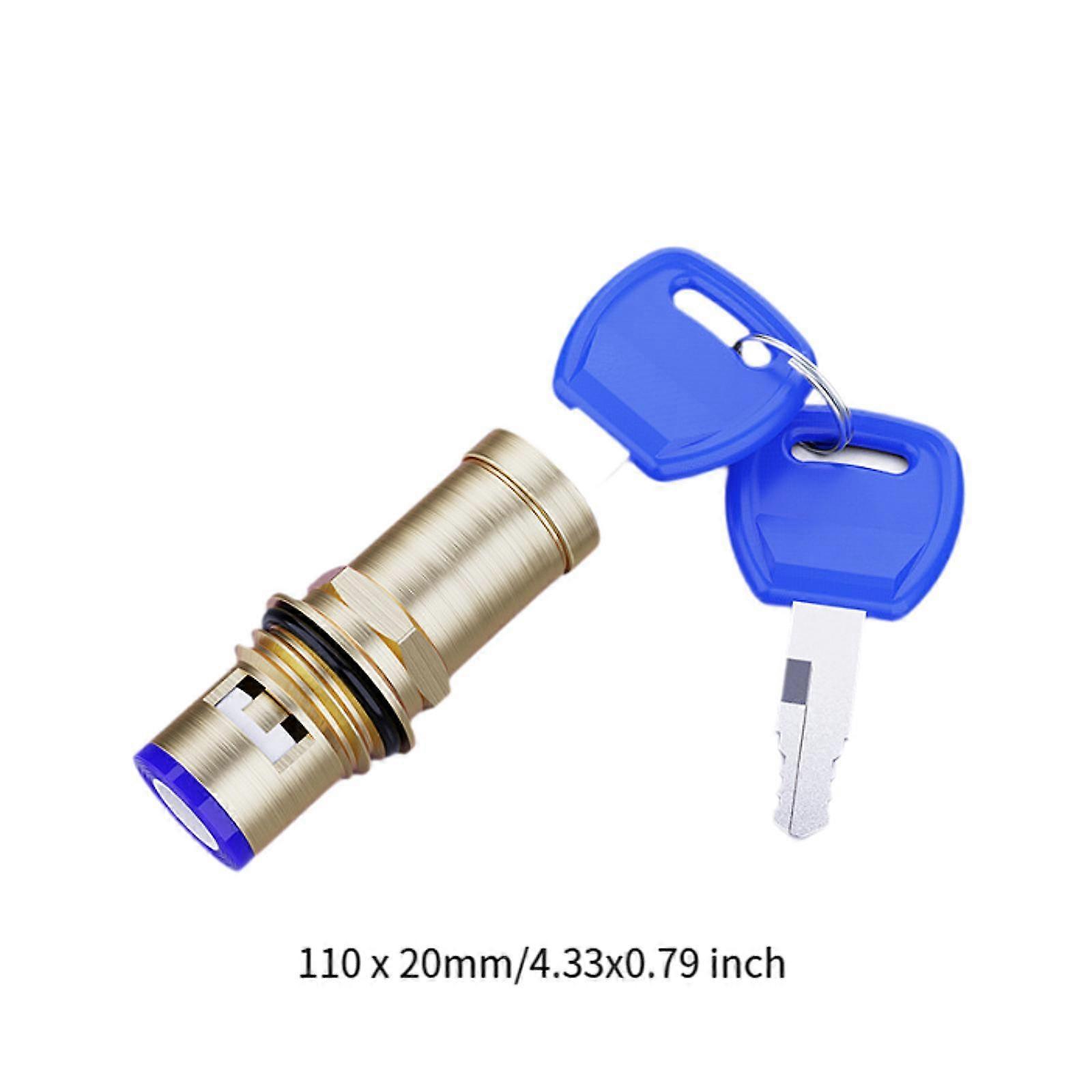 Faucet Lock Cylinder Hardware Lockable for with Keys Outdoor Garden ...