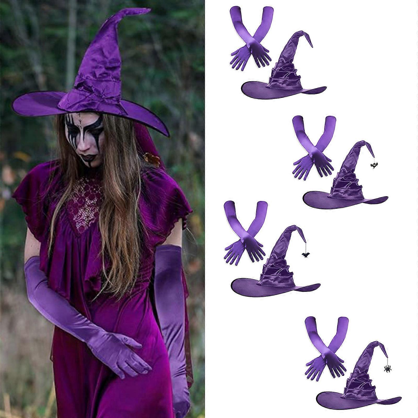 Faddish Witch Hat Suit Everlasting Halloween Hat Wizard Pointed Women ...