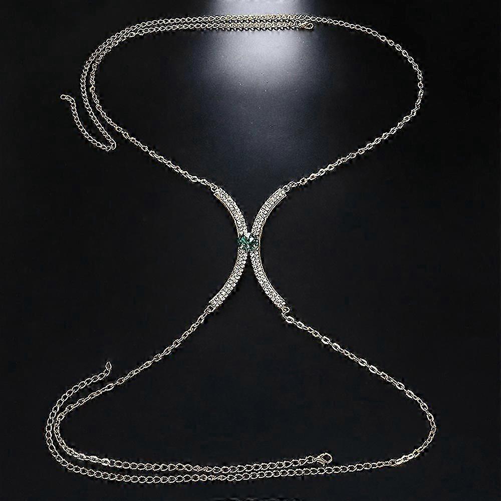 Women Shiny Bra Chest Bracket Body Chains Nightclub Fashion Jewelry ...