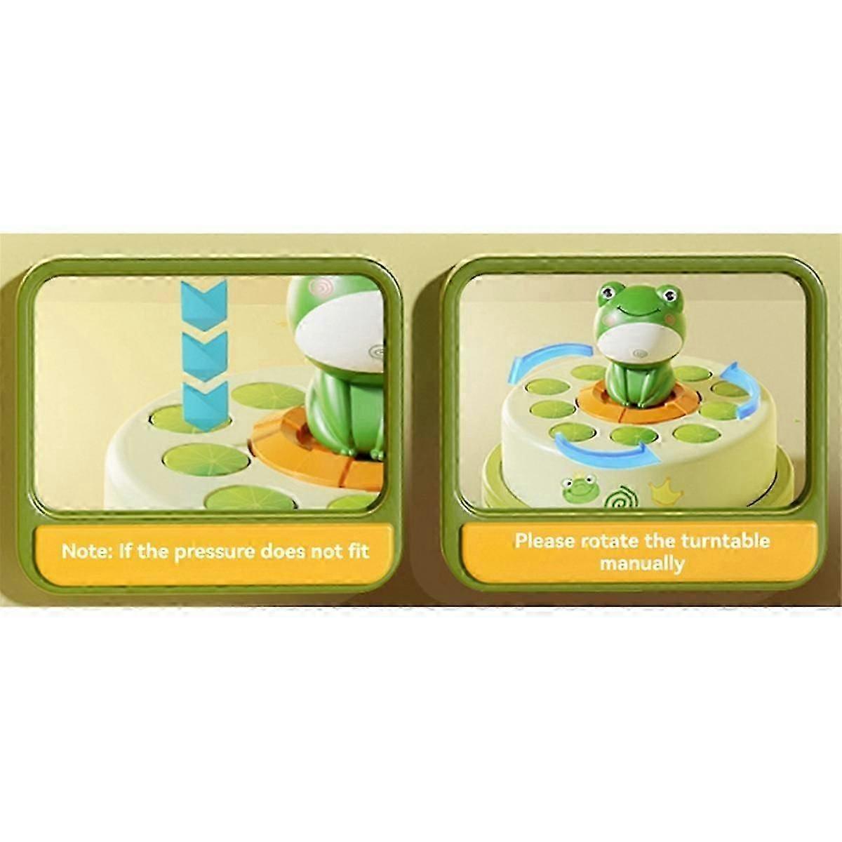 Kid Toy Launch Frog Cartoon Flying Frog Catching Development Sensory ...