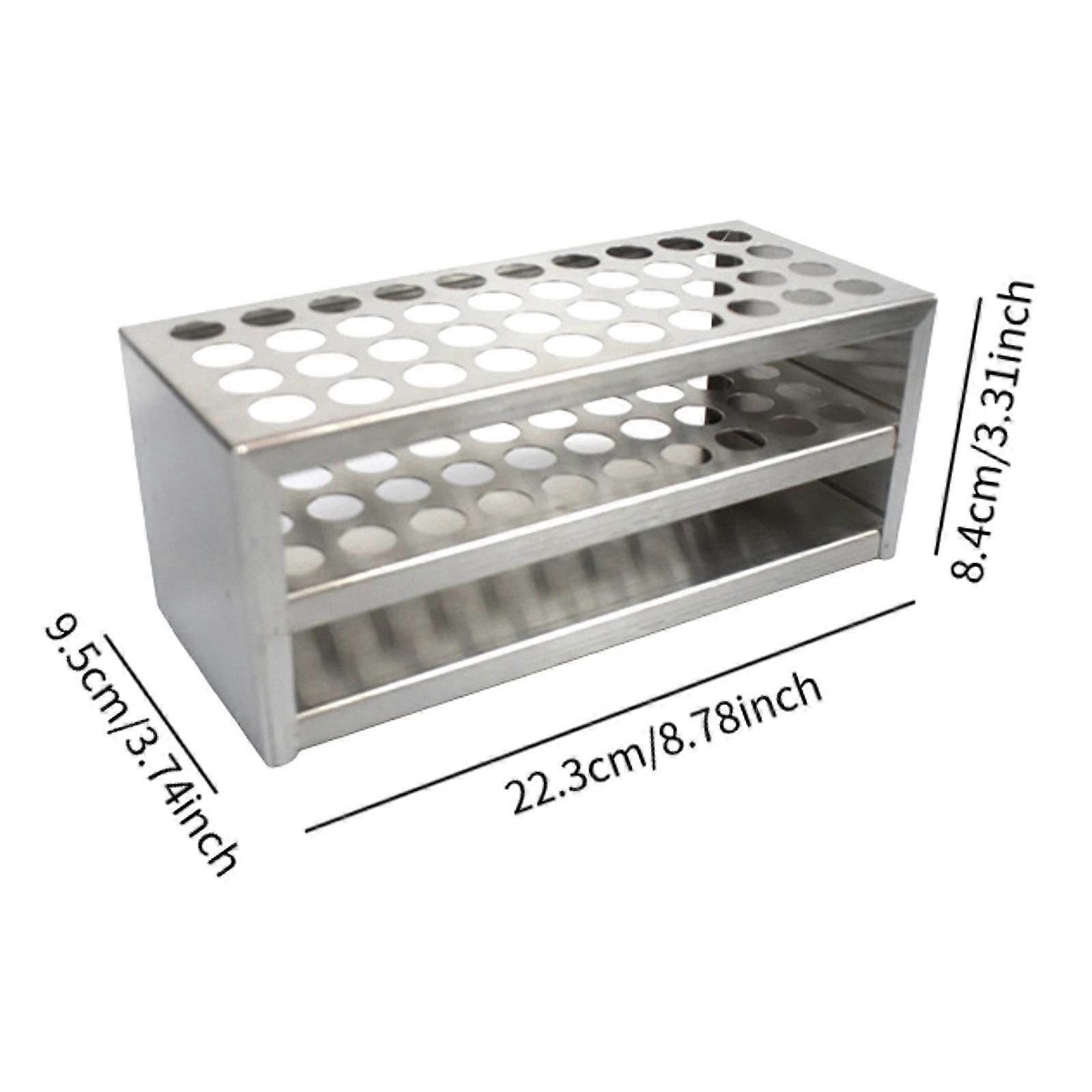 Cylindrical Tube Holder Stainless Steel Organizer Centrifuge Tube Stand ...