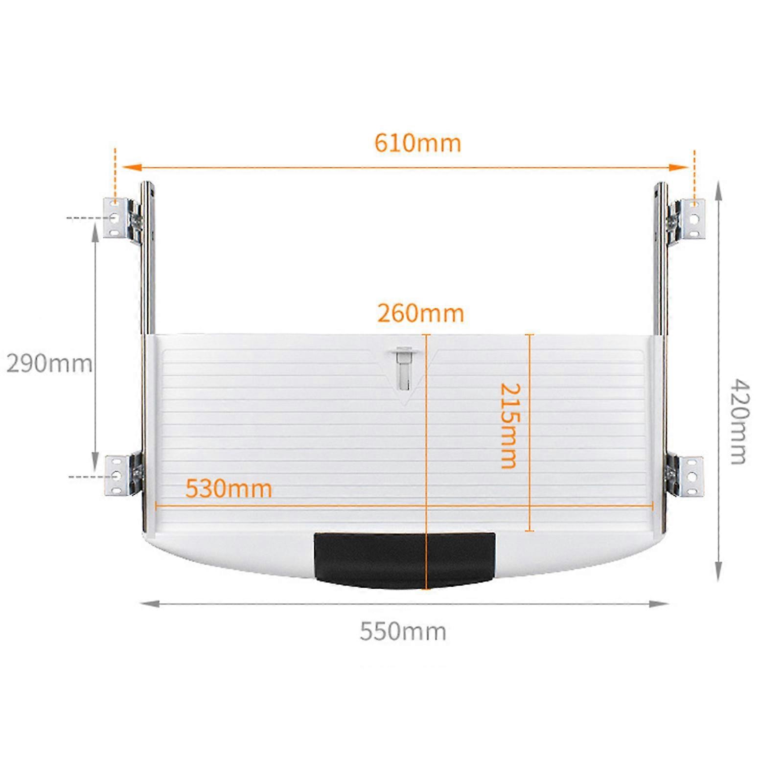Slide Out Computer Drawer, Keyboard Tray under Desk, Multipurpose ...