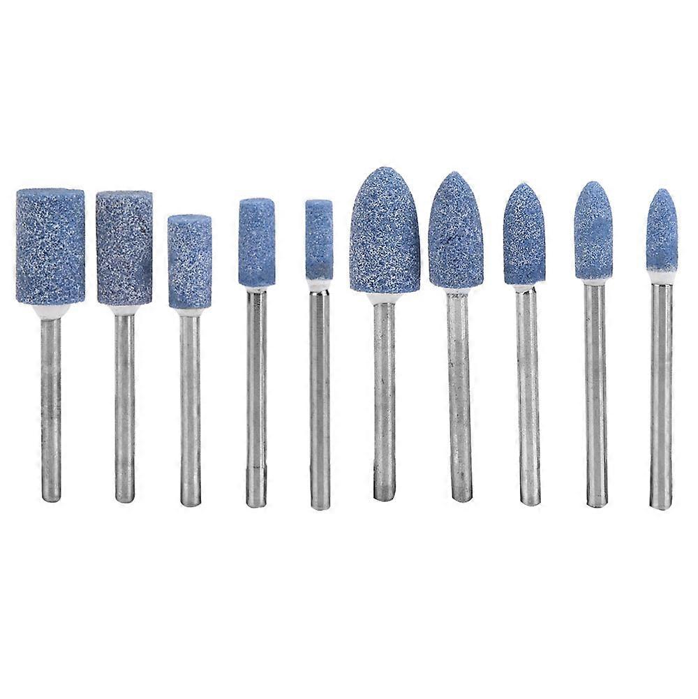 100Pcs Polishing Stone Head Grinding Wheel Burr Bit for Grinder Blue ...