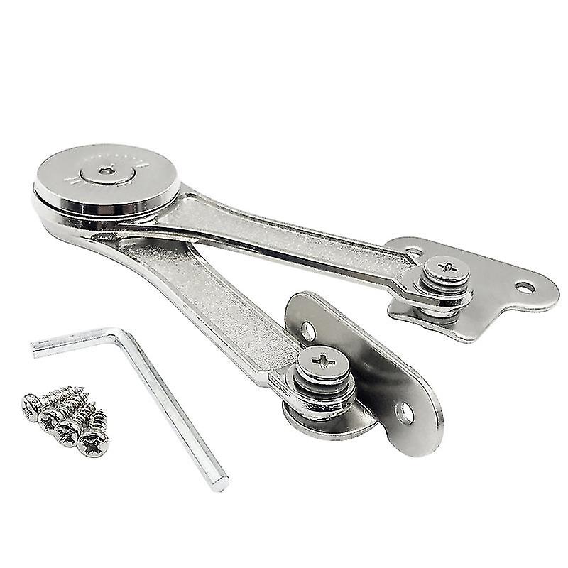 2pcs Heavy Duty Lid Support Hinges Soft Close Folding Lid Stay Hinge ...