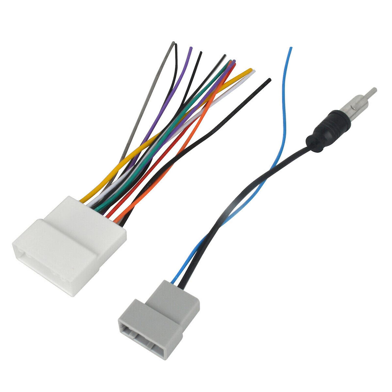 Car Radio 20 Pin Harness Adapter For 70-7552 Cube Frontier Versa Wire ...