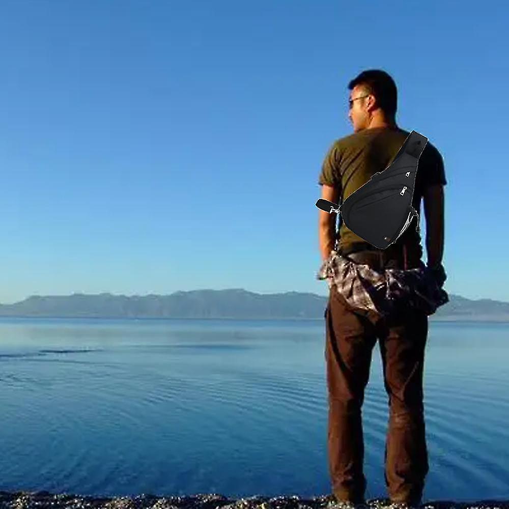 Crossbody Backpack: Over Shoulder Daypack Casual Cross Chest Side Pack ...