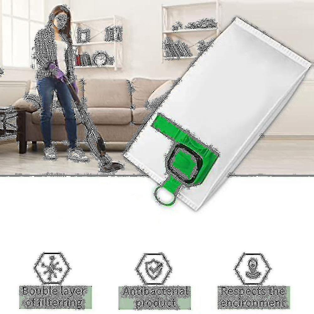 For Kobold Vacuum Cleaner Bag Kit Compatible For Vorwerk Kobold Vk140 ...