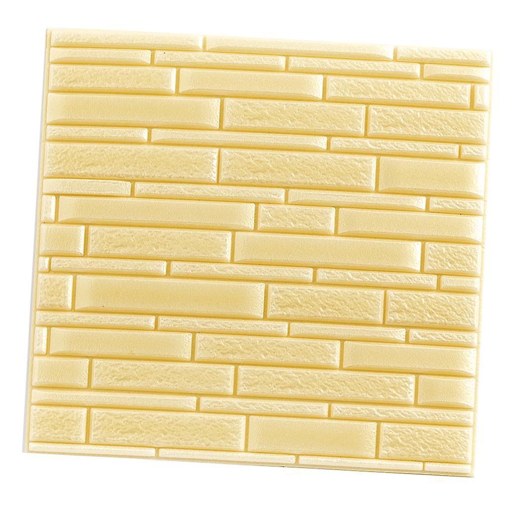 Self-adhesive 3D Wall Stickers Bricks Style Wall Paper PE Foam Panel ...