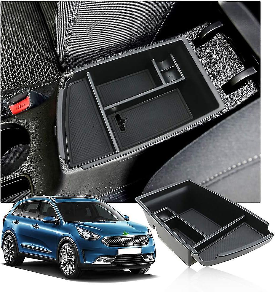 Car Armrest Organizer for Niro Center Console Arm Rest Tray Glove ...