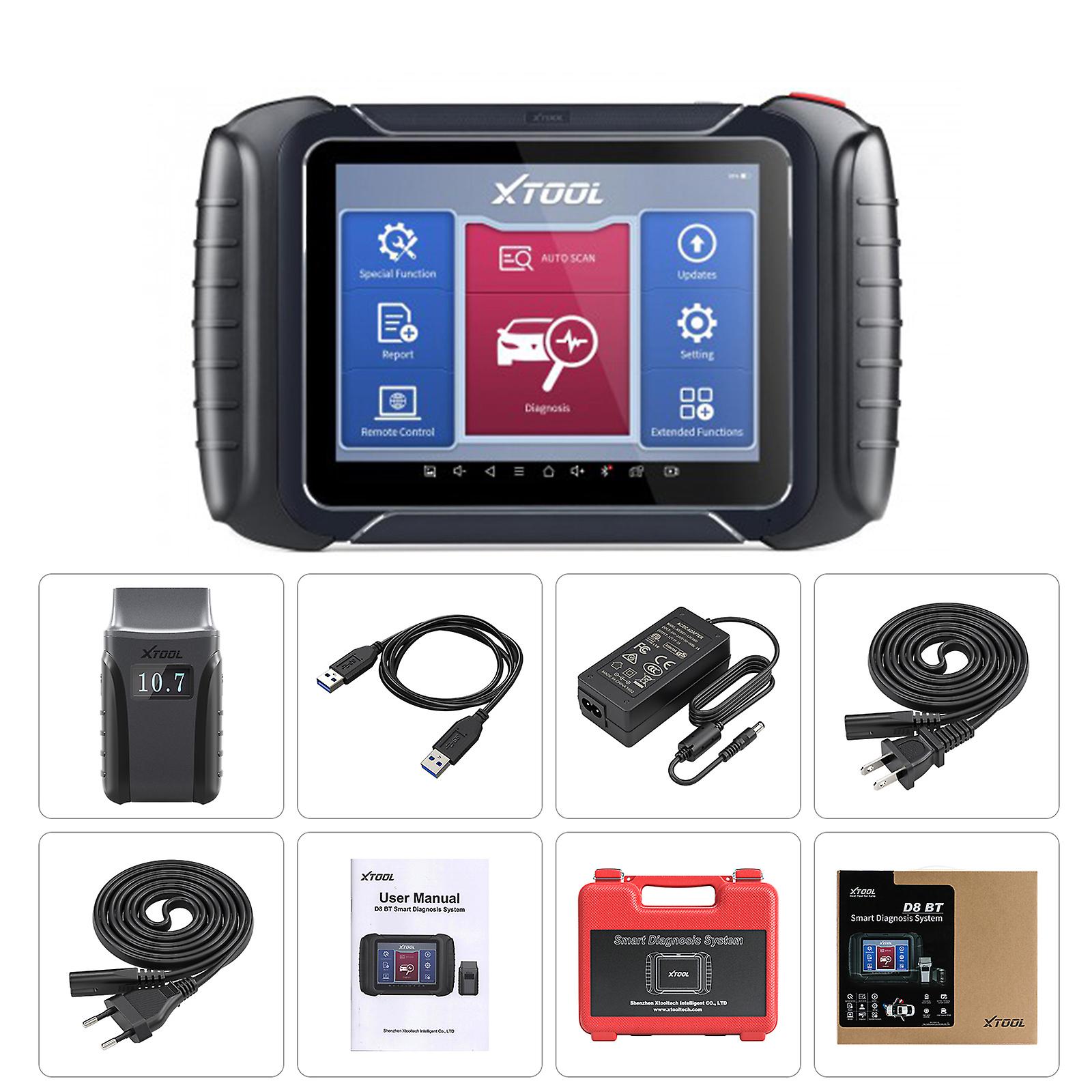 Oe Full System Car Diagnostic Tool Xtool D8 Bt Active Test Ecu Coding ...