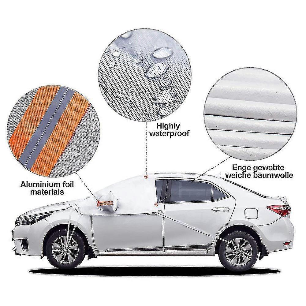 Windshield Snow Cover With Side Mirror Covers, Mirror Snow Covers ...