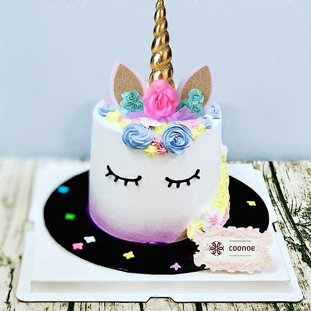 3pcs/set, cute Cake Topper With Eyelashes, Birthday Party Supplies cute ...