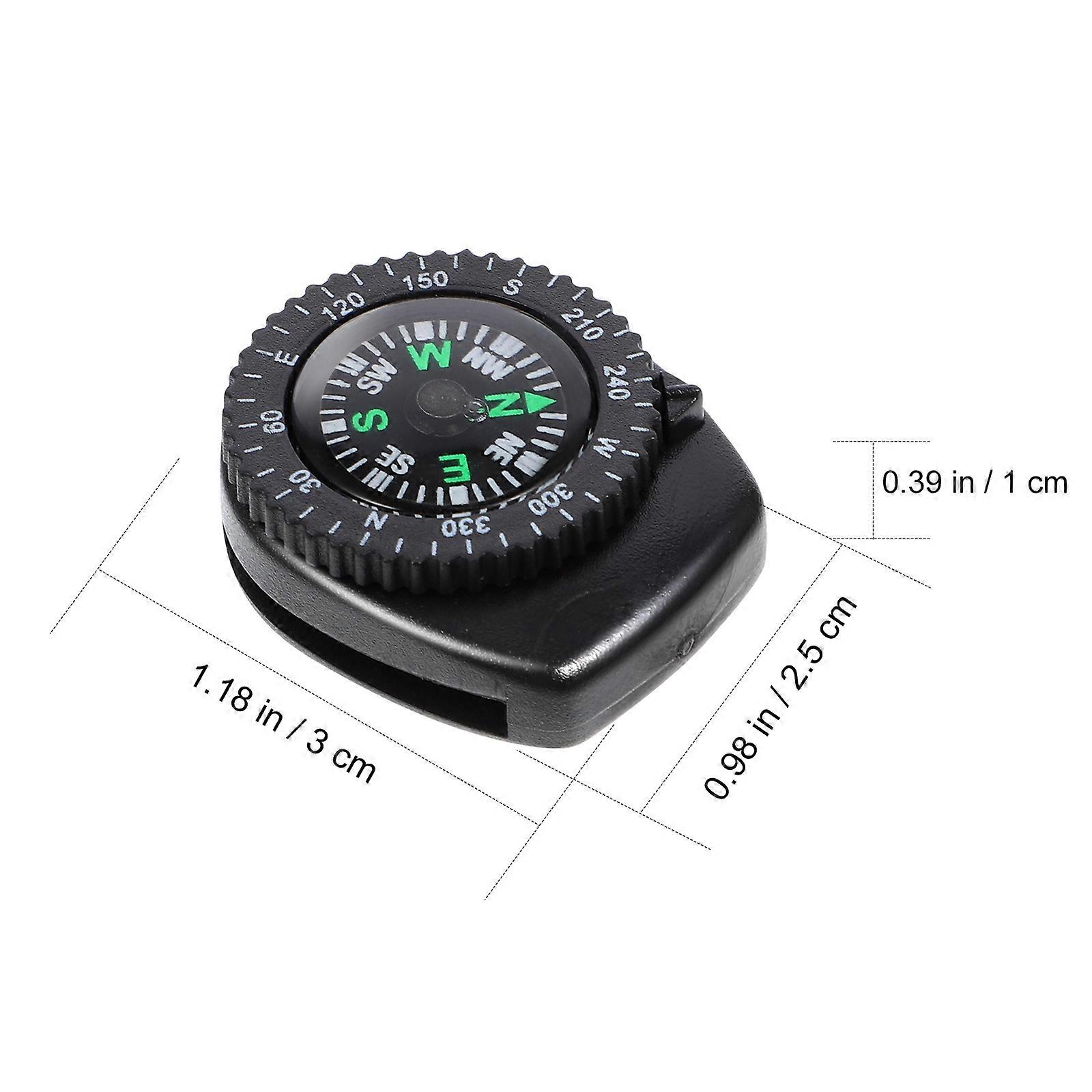 2 PCS Detachable Compass Waterproof Portable Compass Camping Compass ...