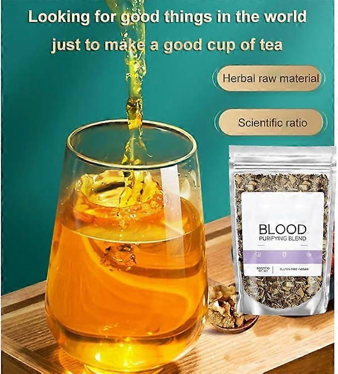 Earthly Blood Purifying Blend Tea, 2024 Organic Earthly Holistic Herbs ...