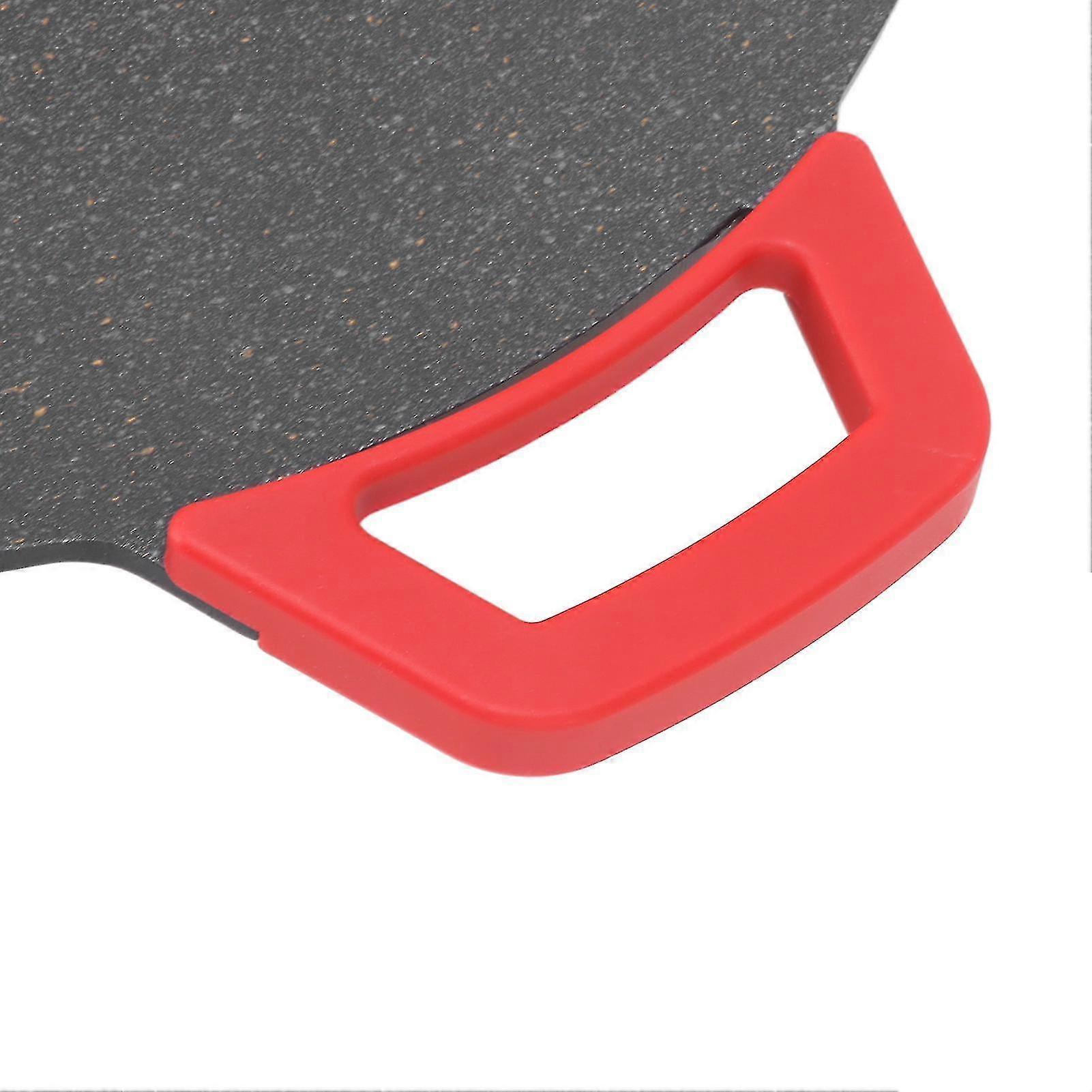 Korean Grill Pan Electric Round Comal BBQ Griddle Plate with Non Stick ...