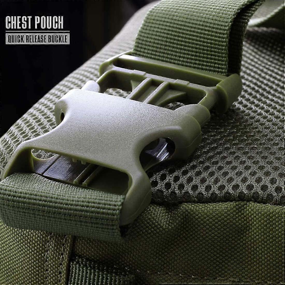 Tactical Chest Rig Bag, Recon Kit Bags Combat Edc Front Pouch For ...