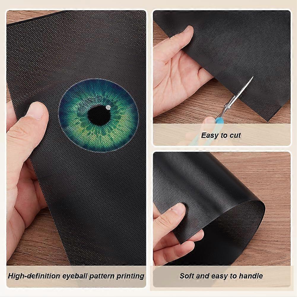 Custom Fursuit Eye Mesh 39x11.8inch Black PVC Net 0.3mm Thick ...