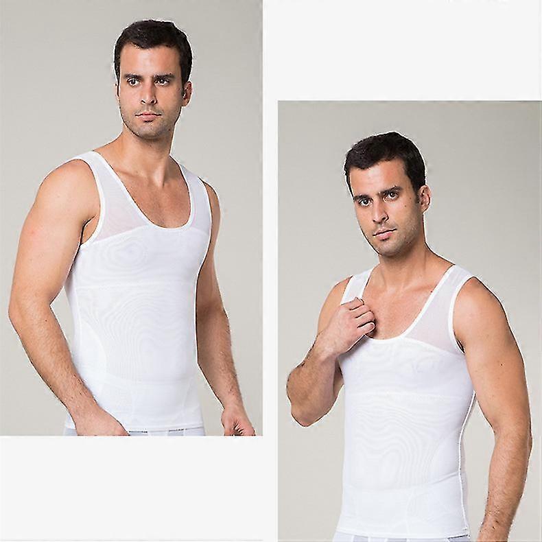 Men's Chest Compression Shirt To Hide Gynecomastia Moobs Shapewear ...