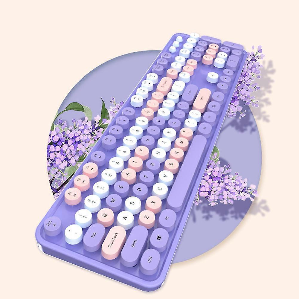 Mofii Sweet Keyboard Mouse Combo Mixed Color 2.4G Wireless Keyboard ...