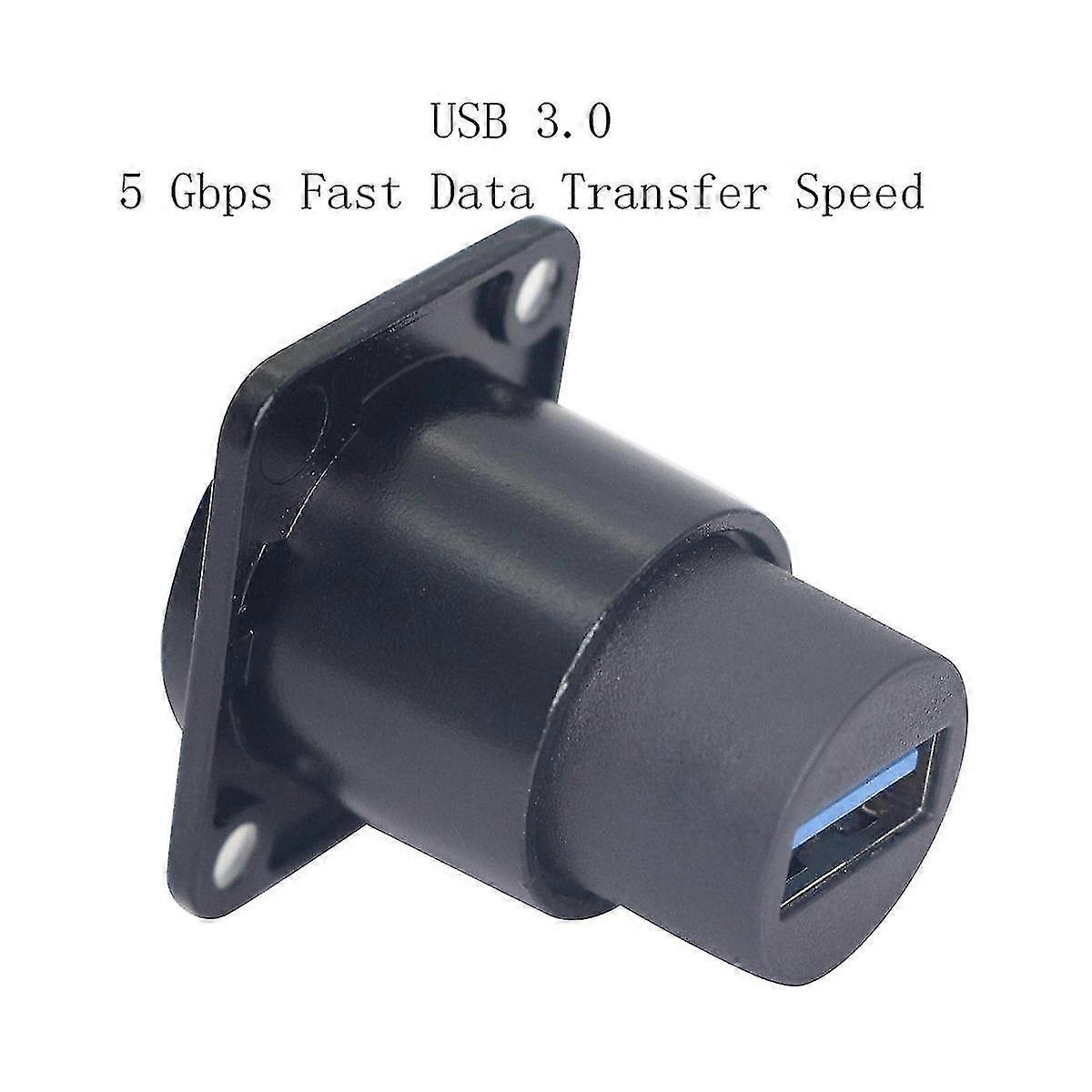 2pcs D Type Metal Usb3.0 Socket Female To Female Usb 3.0 Connector D ...