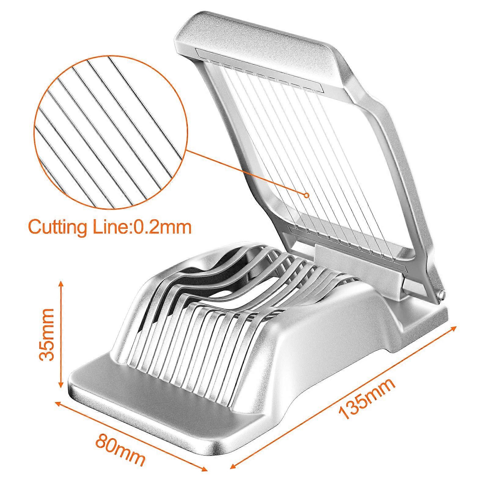 Professional Egg Cutter Robust Aluminum Egg Slicer Wires Individual and ...