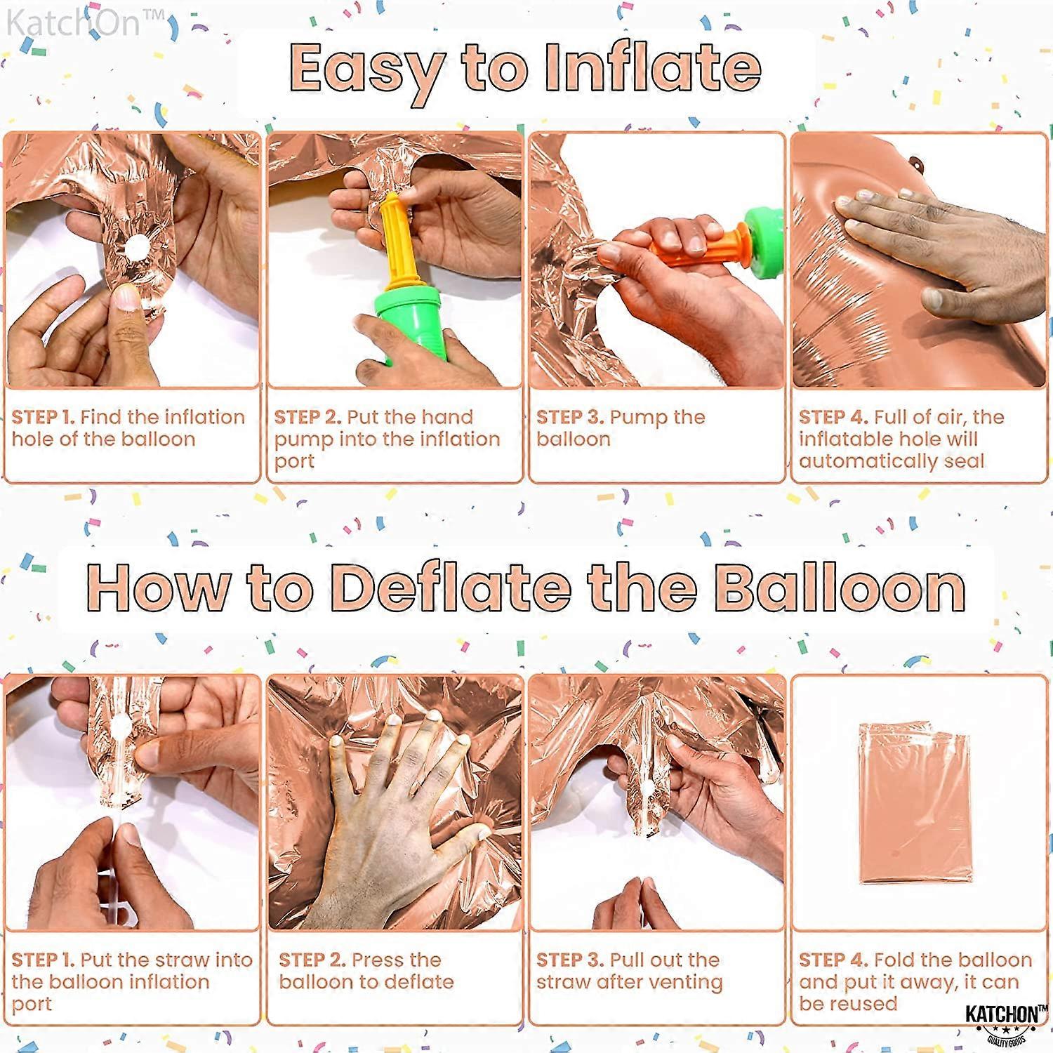 Giant, Rose Gold Number 15 Balloon - 40 Inch | Rose Gold 15 Balloons ...