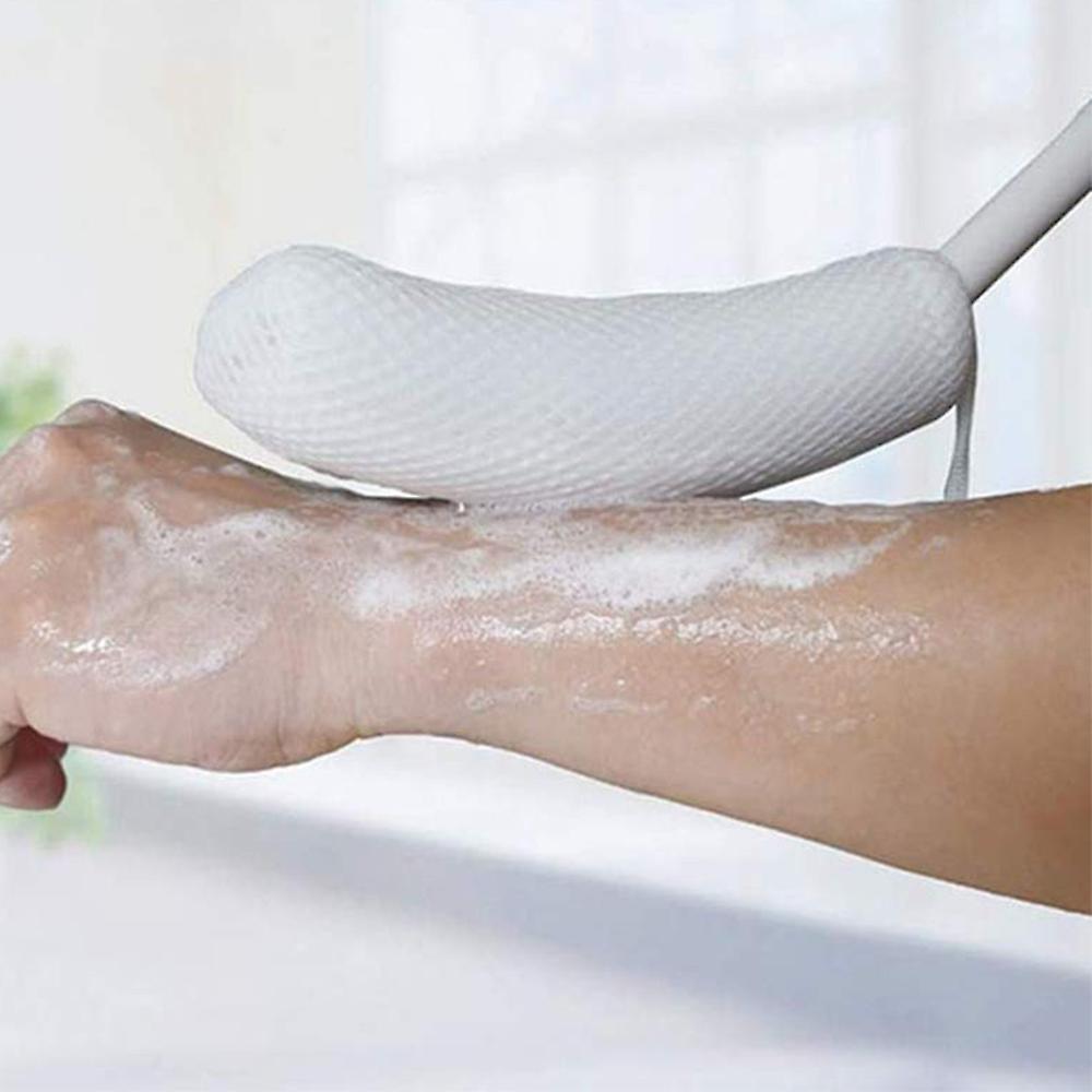 Body Brush With Long Curve Handle, Easy Reach Anti-slip Back Scrubber ...