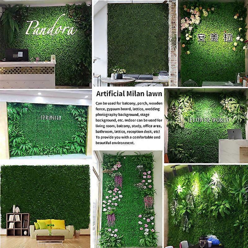 40x60CM Artificial Turf Plant Lawn Board Plastic Lawn Enclosure False ...