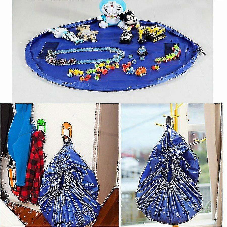 150cm Large Portable Kids Lego Play Mat Storage Bag Toys Organizer Bag ...
