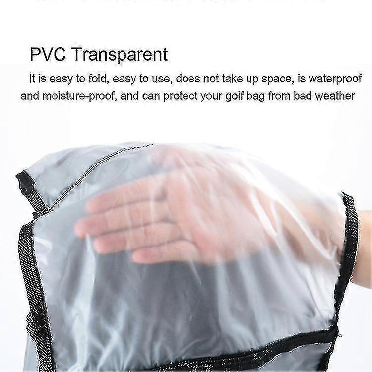Golf Rain Cover Transparent Golf Bag Cover Pvc Golf Travel Bag Golf Bag ...
