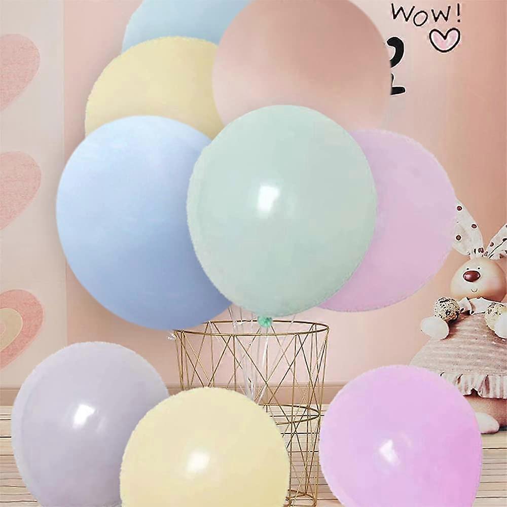 Pastel Balloons 30Pcs 18 Inch Macaron Candy Color Latex Balloons for ...