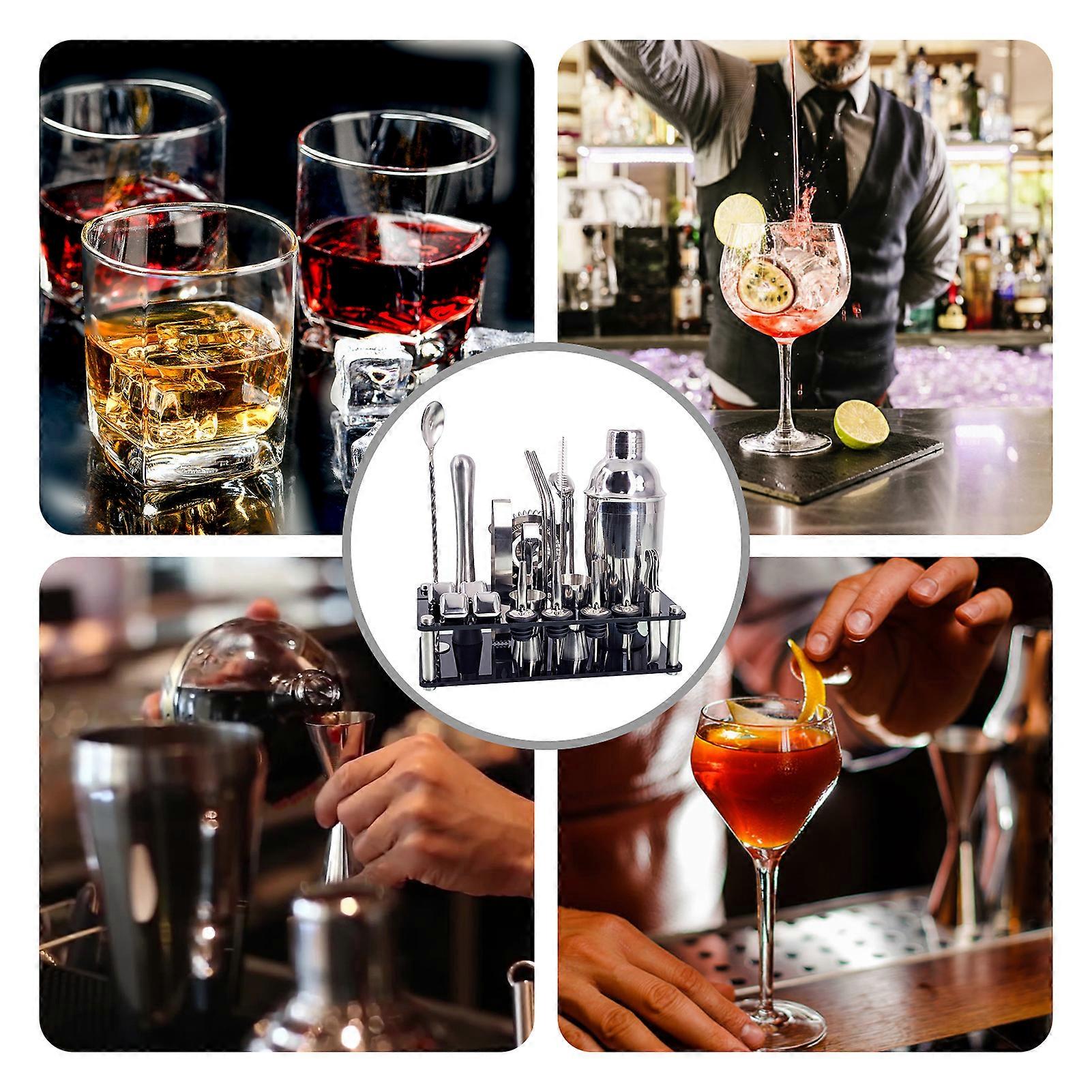 23Pcs/Set Bartender Kit Professional Versatility Stainless Steel ...