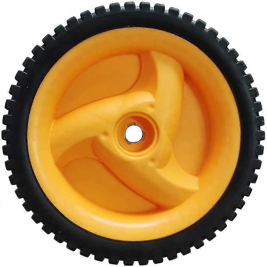 8" Rubber Wheels, Lawn Mower Wheels 53 Teeth Drive Wheels For ...